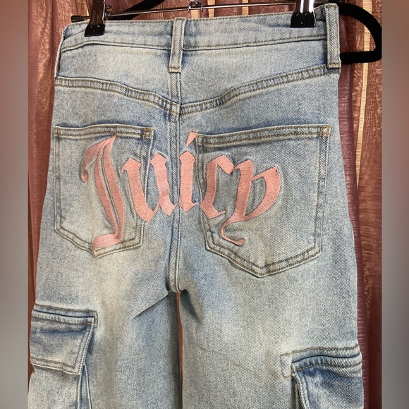 Juicy Couture | Jeans | Juicy Couture Y2k 200s Light Blue Cargo Jeans ...
